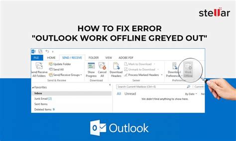 how do i switch from working offline to working online in outlook