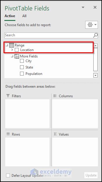 How To Create Hierarchy In Excel Pivot Table 5 Methods