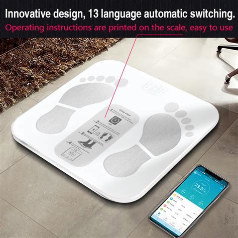 Electronic Body Health Scale App Bluetooth Scale W Vicedeal