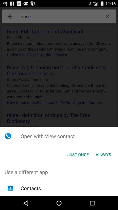 Change The Default App In Open With Dialog Android Enthusiasts Stack Exchange