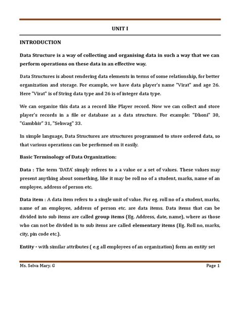 ece fds notes unit i pdf queue abstract data type time complexity