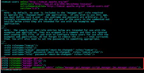 Tomcat8配置tomcat Usersxml配置 Geminimp 博客园
