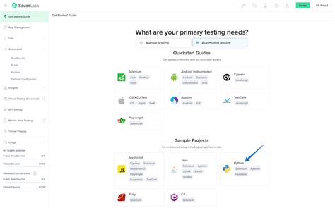 Automated Testing Tutorial Sauce Labs