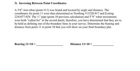 3 inversing between point coordinates a 5 8 iron