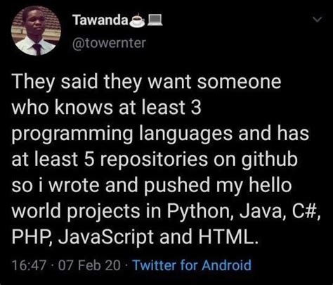 The Hello World GitHub Portfolio Strategy ProgrammerHumor Io