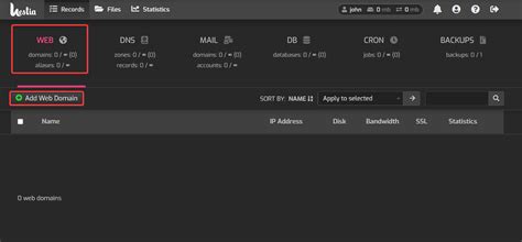 Crowncloud Wiki How To Add Domain In Hestiacp