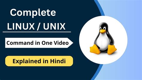 Complete Linuxunix Command In One Video Tutorial For Beginners In Hindi Interview Question