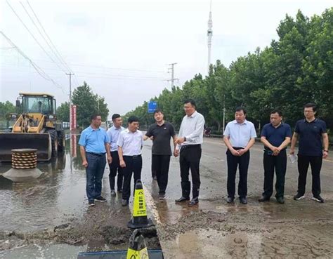 郸城：董鸿督导调研城市内涝治理和防汛工作