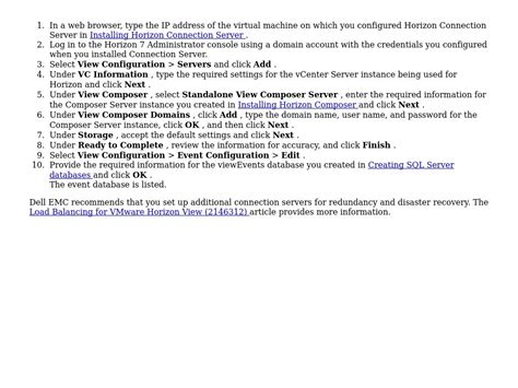 Setting Up The Horizon 7 Administrator Console Vdi Deployment Guide—vmware Horizon 7 For