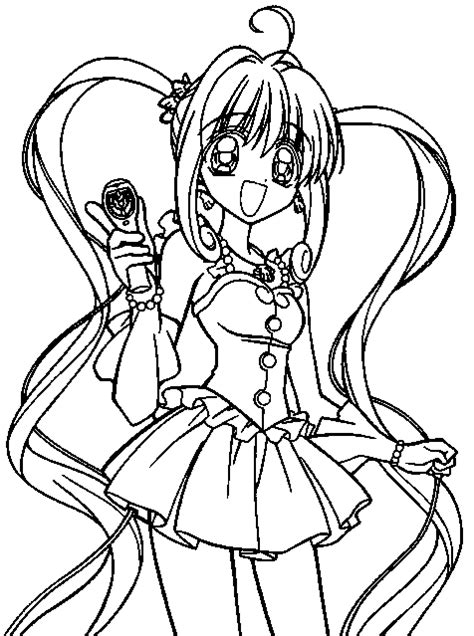 رسوم انمي بنات للتلوين