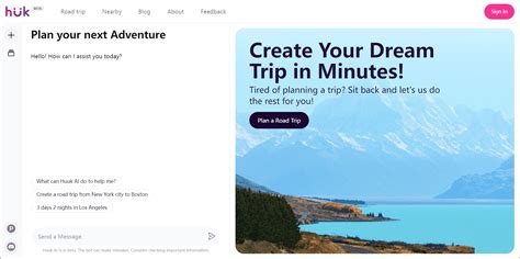 Huuk Your Ai Powered Travel Planner