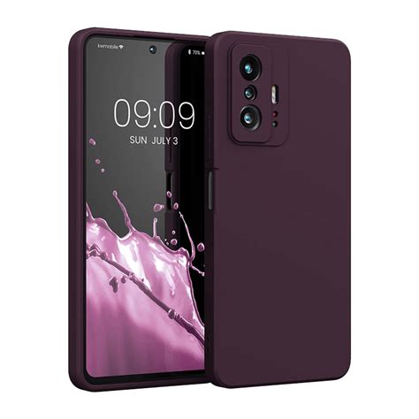 Liquid Silicone Xiaomi T Pro Case Violet Caseface