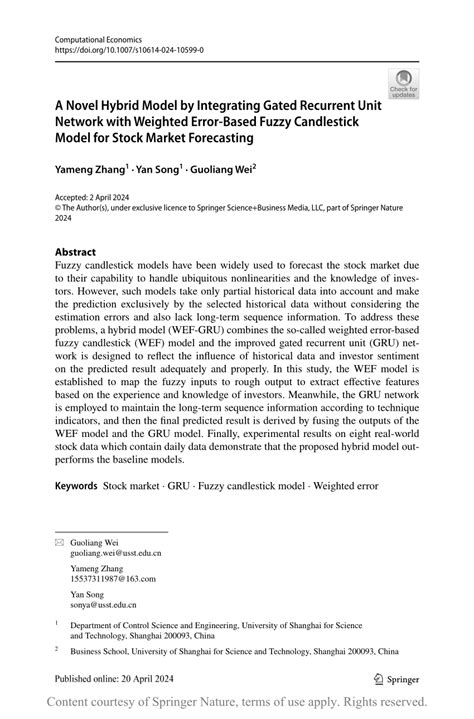 a novel hybrid model by integrating gated recurrent unit network with