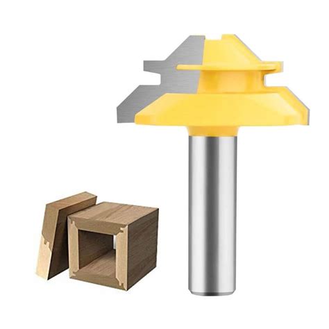 45 Degree Lock Miter Router Bit 1 2 Shank Sanrico Deals