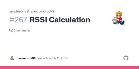 RSSI Calculation Issue 267 Sandeepmistry Arduino LoRa GitHub