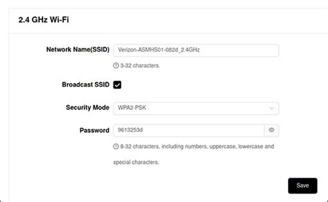 Airspeed Mobile Hotspot Configure Wi Fi Security Settings Verizon