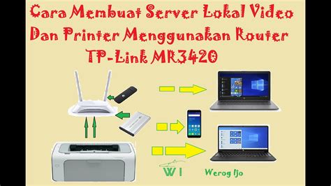 Cara Membuat Server Video Dan Printer Lokal Tanpa Kuota Internet Dengan