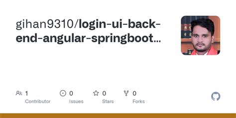 Github Gihan Login Ui Back End Angular Springboot Spring Security