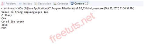 Map Interface Trong Java Freetuts