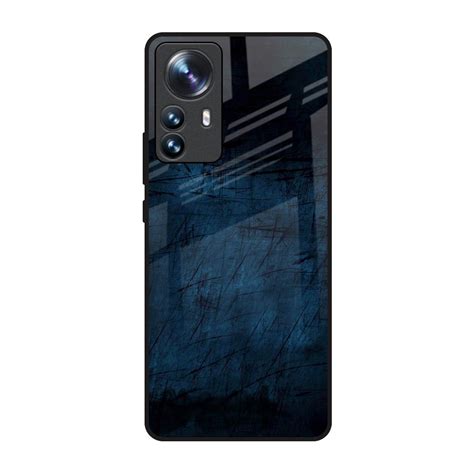 Dark Blue Grunge Mi 12 Pro 5g Glass Back Cover Flat 35 Off On Mi 12