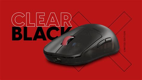 [clear black edition] x2h mini gaming mouse pulsar gaming gears