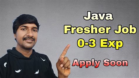 Java Fresher To 3 Years Experience Job Openings Byluckysir Youtube