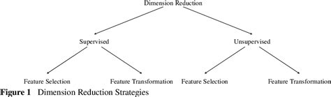 Figure 1 From Dimension Reduction Supervised Feature Selection Feature Transformation