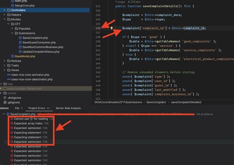 How To Highlight Files In Tree With Errors Missing Methods Classes Etc IDEs Support