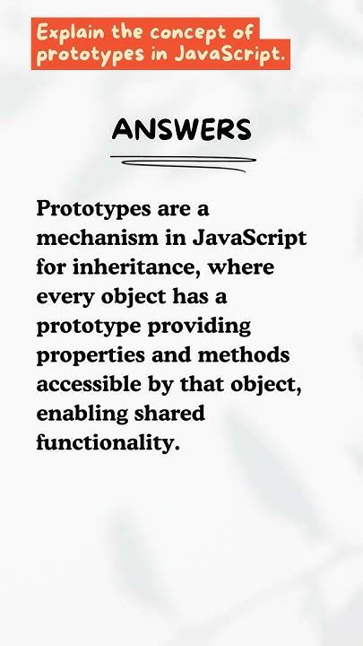 understanding prototypes in javascript explained shorts ytshorts