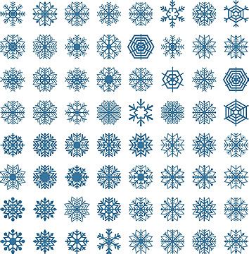 Set Of Snowflakesvector Illustration Frozen Snow Nature Vector Frozen Snow Nature PNG And