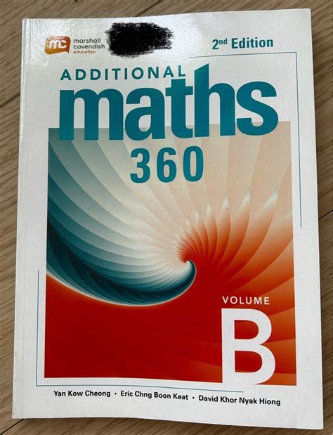 Marshall Cavendish Additional Maths 360 Volume B Hobbies And Toys Books And Magazines Textbooks