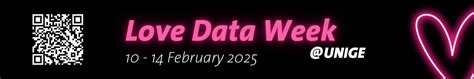 Love Data Week 2025 Research Data Unige