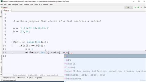 38 Exercise Sublist Of List Control Flow Python Tutorial For Beginners Youtube