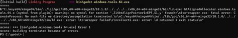 Mingw Linking Issues · Issue 39920 · Godotenginegodot · Github