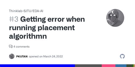 Getting Error When Running Placement Algorithmn · Issue 3 · Thinklab Sjtueda Ai · Github