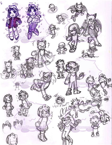 Sonic Sketches Practicing 1 By Cloudsorcerer28 On Deviantart