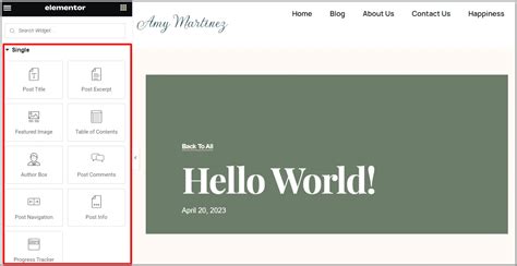 How To Use Elementor Theme Builder To Customize Your Website