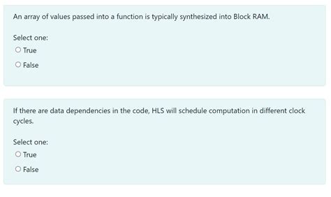 Solved An Array Of Values Passed Into A Function Is Chegg