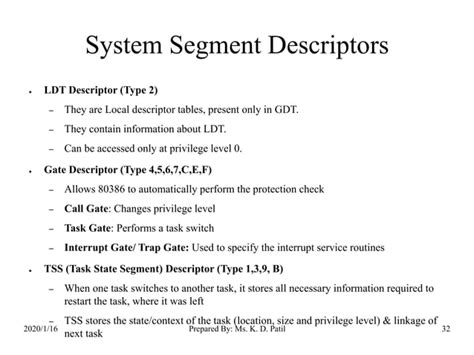 Pai Unit 2 Segmentation In 80386 Microprocessor Pdf Computing