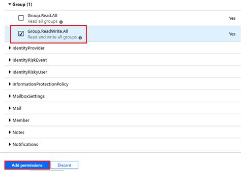how to set up groups and permissions with