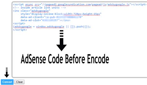 How To Encode AdSense Ad Code For Using Inside Blog Post BloggerSpice SEO Training And Money