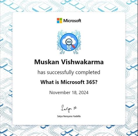 Muskan Vishwakarma On Linkedin Microsoft365 Continuouslearning