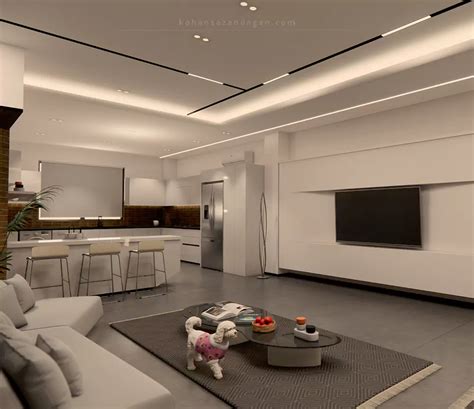 کهن سازندگان ابنیه طراحی دکوراسیون داخلی خانه ویلایی دوبلکس در نوشهر