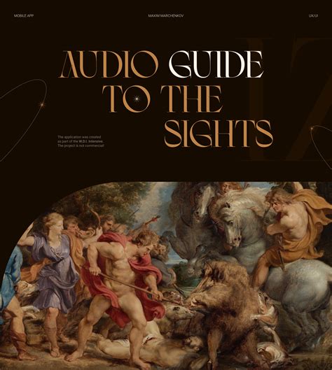 UI UX Redesign Of The Mobile App By Audio Guides Behance