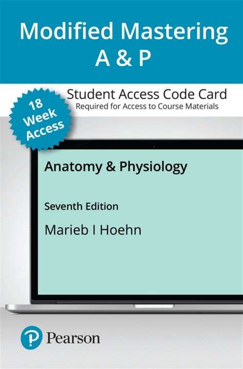 mastering aandp with pearson etext access code 18 weeks for anatomy and physiology 7th edition