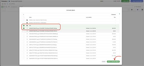 datalake import data from your cloud based object storage