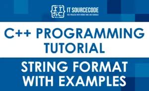 C String Format With Examples Itsourcecode Com