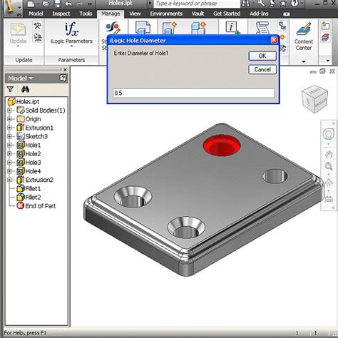 From The Trenches With Autodesk Inventor Autodesk Ilogic Highlight And Update Features During