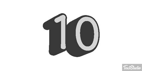 10 Number Animated  Logo Designs