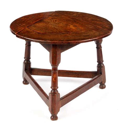 Lot 796 A 17th Century Style Joined Oak Triangular